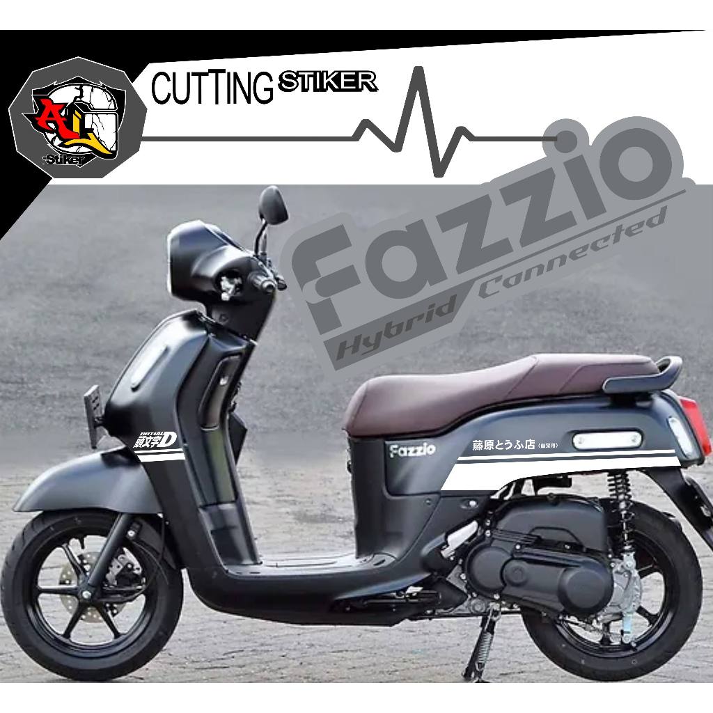 Sticker CUTTING FAZZIO/ITD.421A/Simple FAZZIO STRIPING/INITIAL D ...