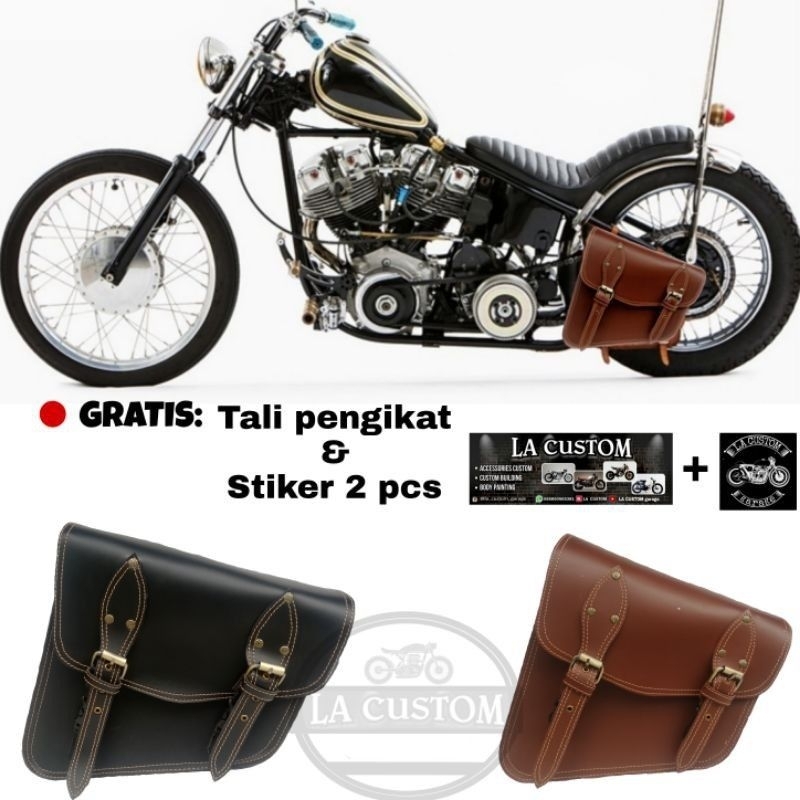 Waterproof chopper bobber motorbike bag | Shopee Malaysia