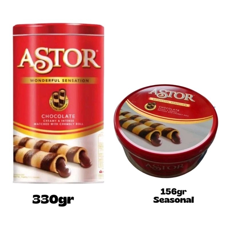 Astor DOBLE Chocolate WAFER STICK Cans 156GR & 330GR | Shopee Malaysia