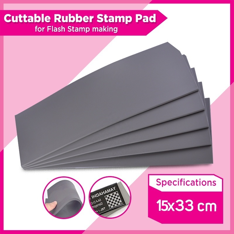 MESIN Rubber Stamp Pad for Flash Stamp Machines (15cm x 33cm) Flash ...