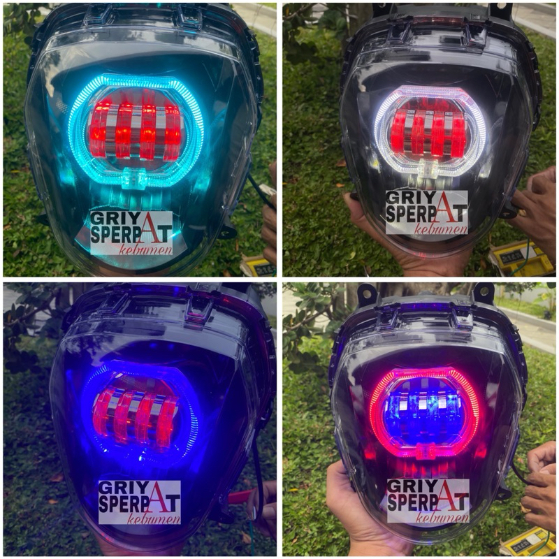 Honda GENIO BILED PROJIE LED 4-lens Headlight Reflector | Shopee Malaysia