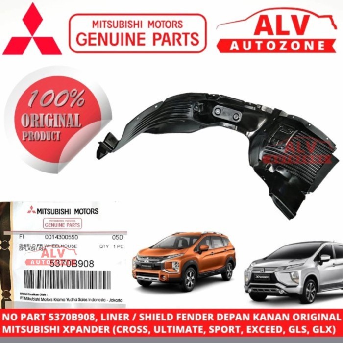 Original Front Wheel Fender Shield Inner Liner for Mitsubishi Xpander ...