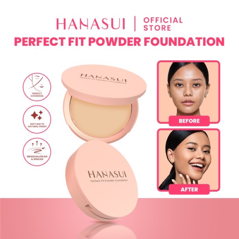 Hanasui Fit Powder Foundation | Shopee Malaysia