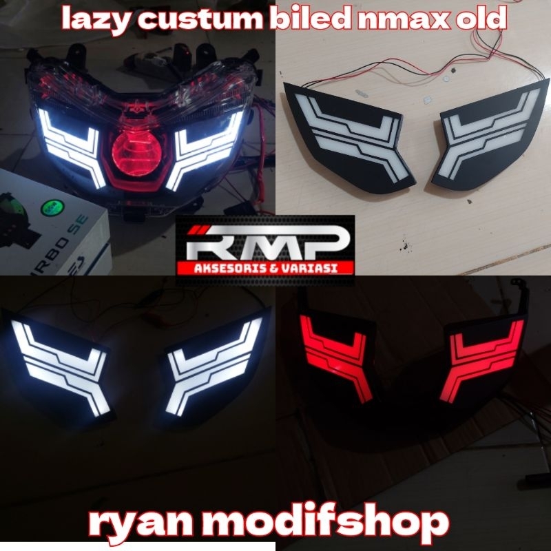 Lazy Lamp CUSTUME NMAX And NMAX NEW SINGLE BILED ALIS LAZY EYE NMAX OLD ...