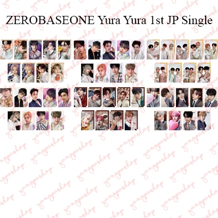[READY / SET] ZEROBASEONE YURA YURA 1ST JAPAN SINGLE ZERO ZB1 PHOTOCARD FAN MADE UNOFFICIAL ...