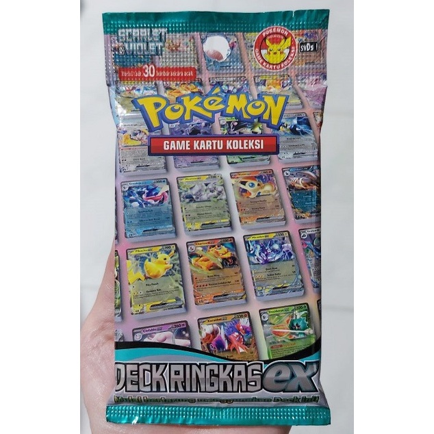 Pokemon Card Deck Compact ex svDs ORIGINAL Booster Pack TCG Indonesia | Shopee Malaysia