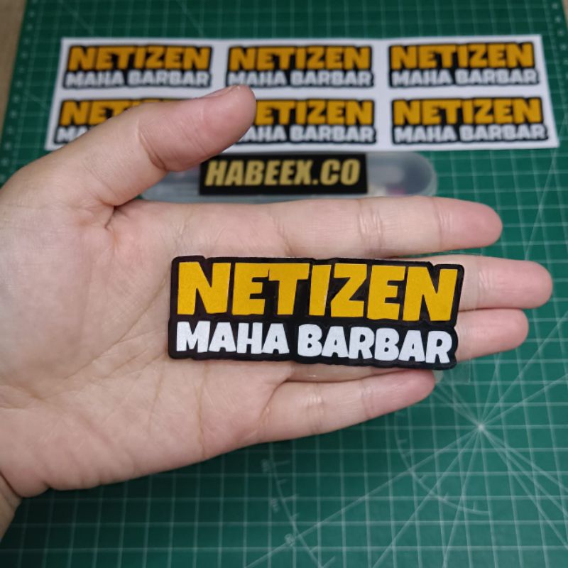 Cutting Sticker Netizen Maha Barbar | Shopee Malaysia