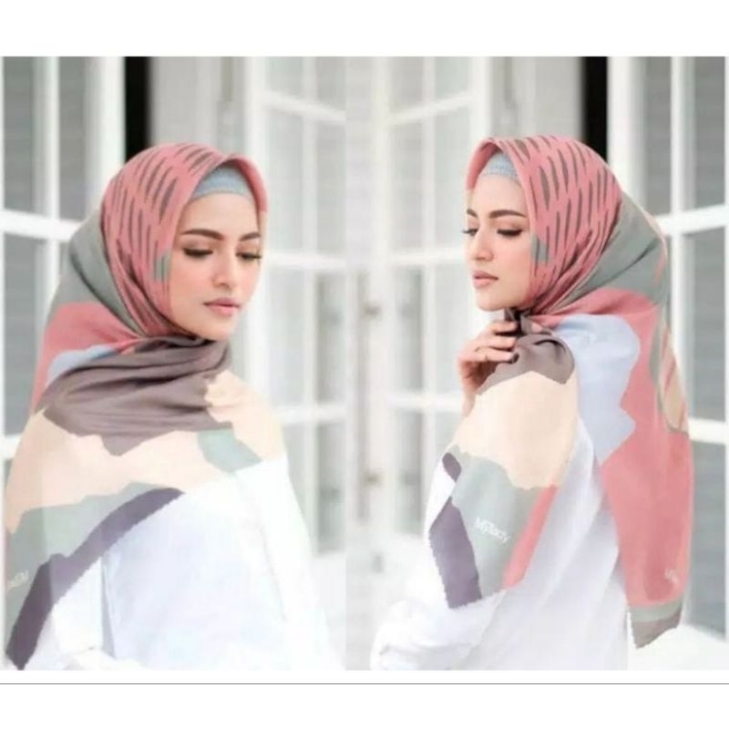 Denay Laser Cut Rectangular Motif Voal Hijab | Latest Jenifer Motif ...