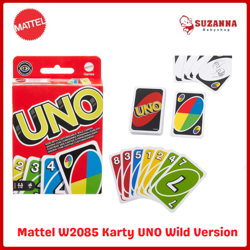 Mattel W2085 Karty UNO Wild Version | Shopee Malaysia