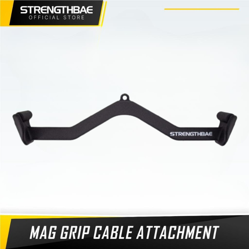Mag Grip Long Bar 72cm Cable Attachment STRENGTHBAE Lat Pulldown Row ...