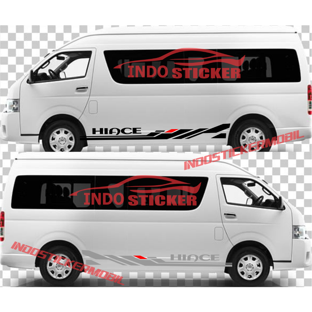 Car STICKER HIACE Car STICKER TOYOTA HIACE STICKER MINI BUS HINO ELF ...