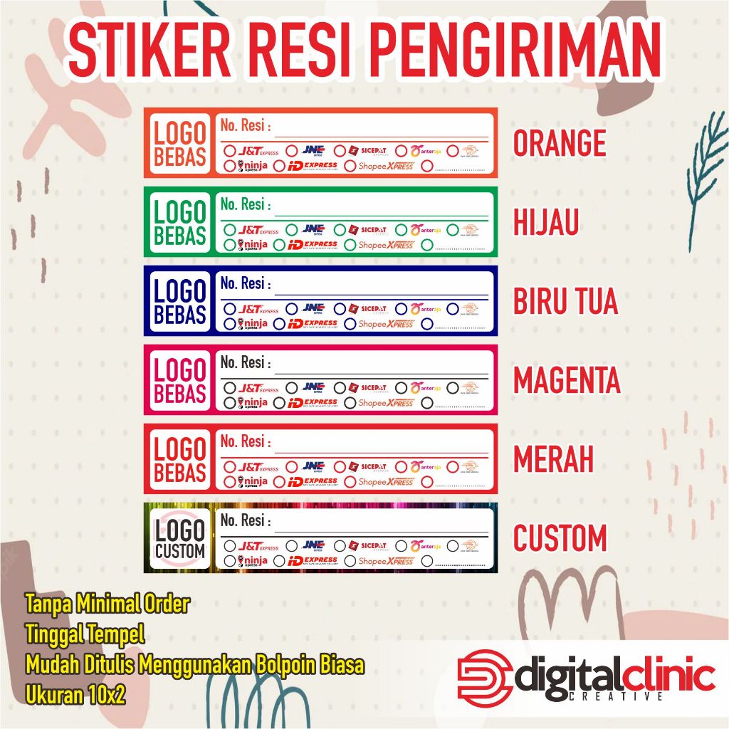 Receipt Sticker Quality Receipt Label Shipping Sticker | Shopee Malaysia