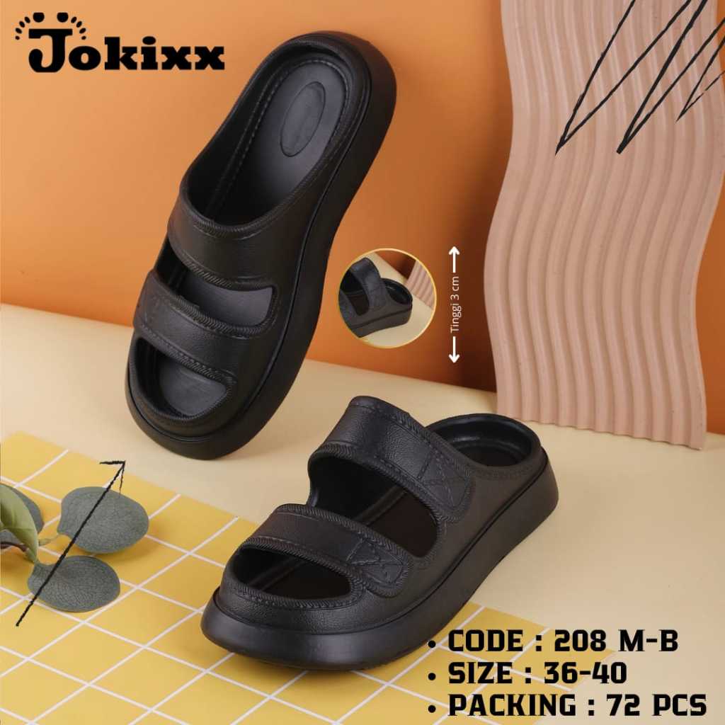 Women's Rubber Sandals Two Tires Plain Women's Daily Sandals Thick Anti ...