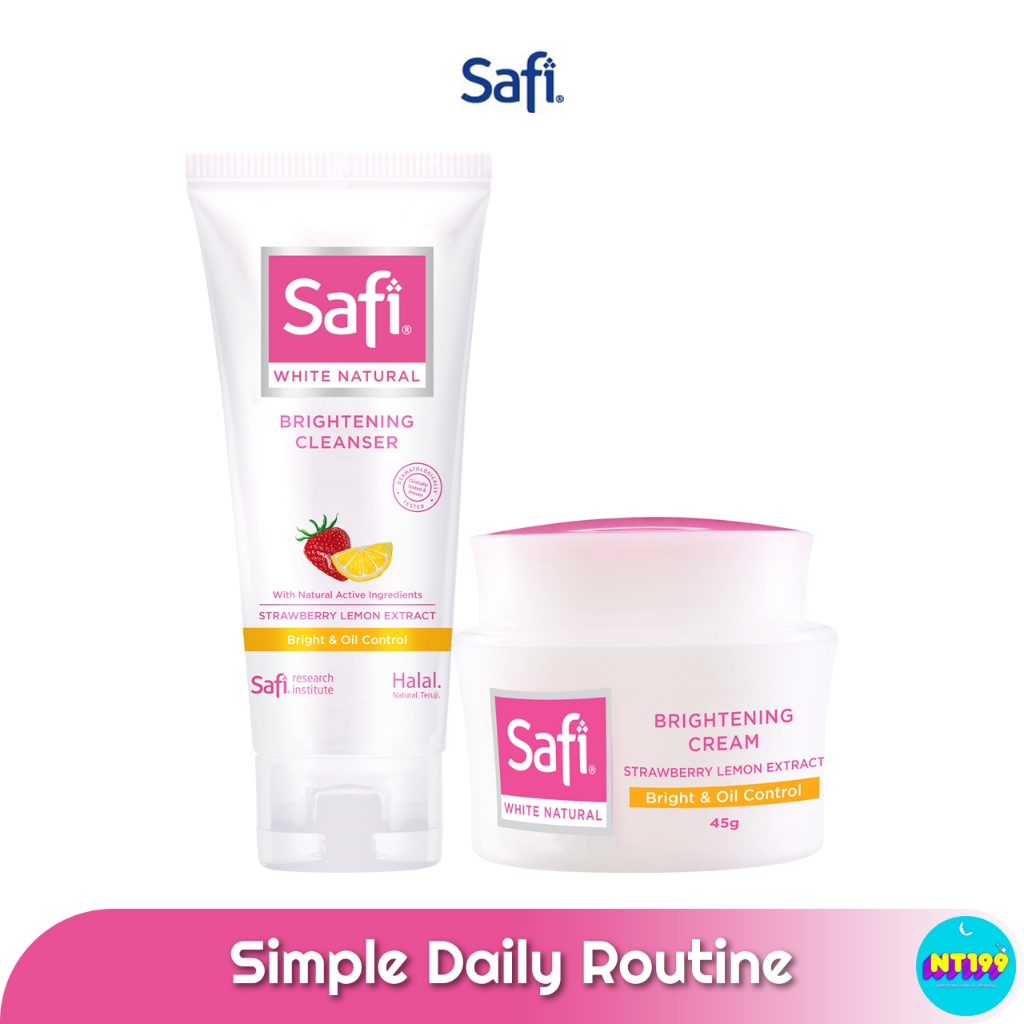 Safi Package Simple Daily Routine White Natural Brightening For Dull ...
