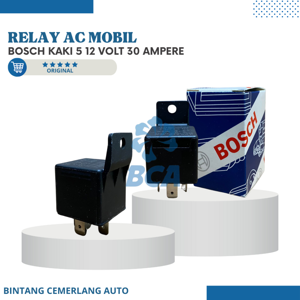 Original Bosch 5 Leg 12 Volt 30 Ampere Car AC RELAY | Shopee Malaysia
