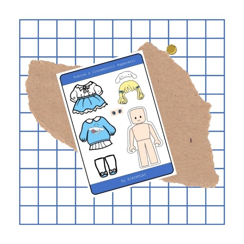 Sanrio Cinnamoroll BP Paper Doll Toy Disassembly Dress Up Game | Shopee ...