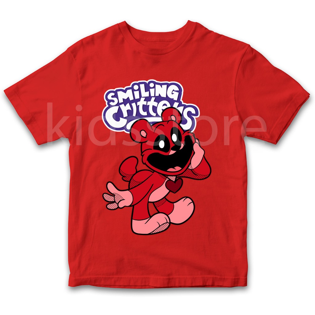 Kaos TSHIRT Children's Clothes CHARACTER POPPY PLAYTIME SMILING ...