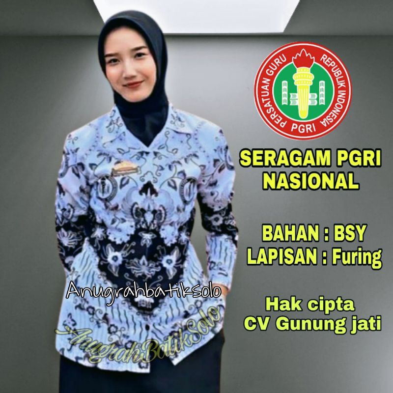 Official 2023 PGRI uniform lined with long sleeves, full body fur ...