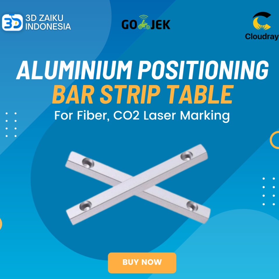 CO2 Fiber Marking Laser Aluminum Positioning Bar Strip Table | Shopee ...