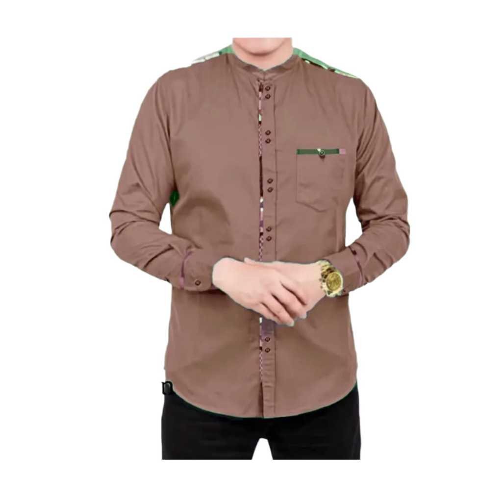 Stellashoppie | Koko SULTAN Shirt Combination Of Long Sleeve batik ...