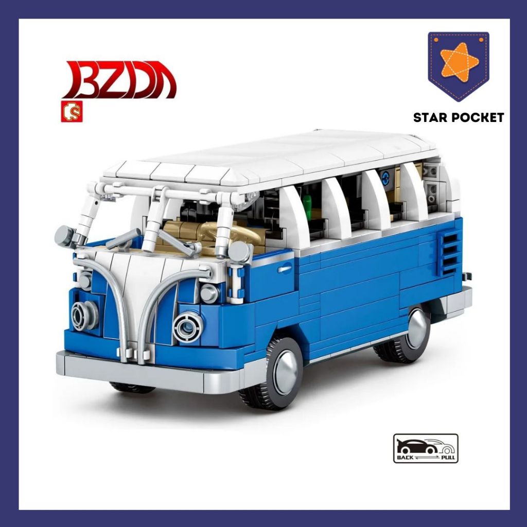 Vintage VW COMBI BLOCK | Toy CARS-CARS DISASSEMBLY | Shopee Malaysia