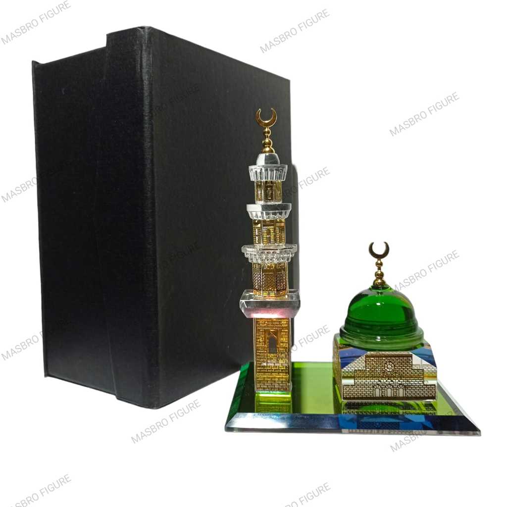 Miniature Crystal Display Of The Prophet's Mosque Miniature Mosque In ...