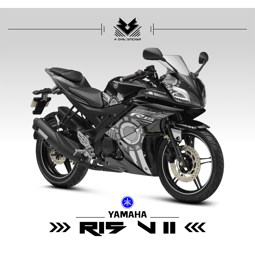 Striping Yamaha R15 V2 Semifull Motif 1 / Sticker / Sticker / Yamaha ...