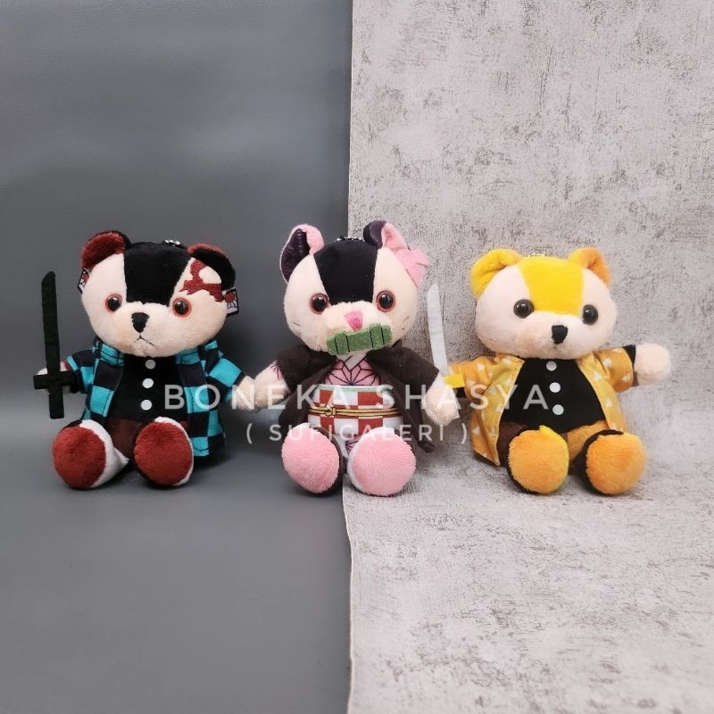 [ Demon Slayer ] Bear Tanjiro kamado, nezuko kamado, zenitsu agtusama ...