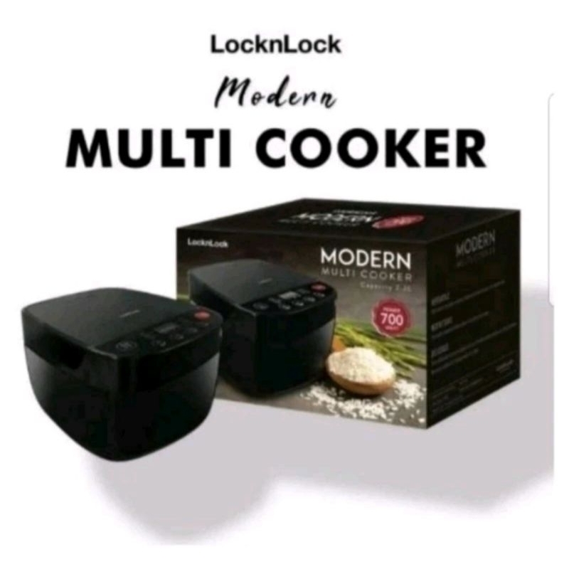 Lock n Lock Modern Multi Cooker Multifunction 700watt Rice Cooker ...