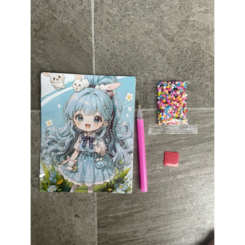 (ANM) Diamond PAINTING ANIME GIRL SET STICKER DIY BEADS DIAMONDPANG ...