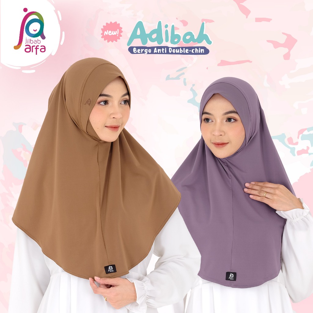 Malaysian Jersey Chin Instant Hijab | Arfa Adibah Hijab (Anti Double Chin) | Shopee Malaysia