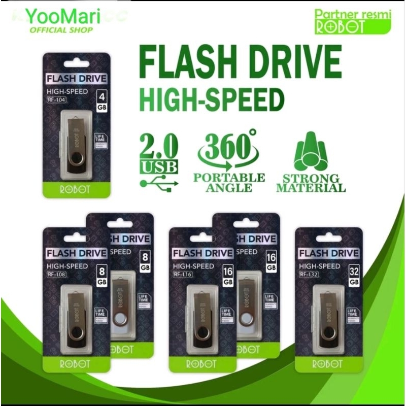 Original UFD Original ROBOT Flash Drive Flash Drive | Shopee Malaysia