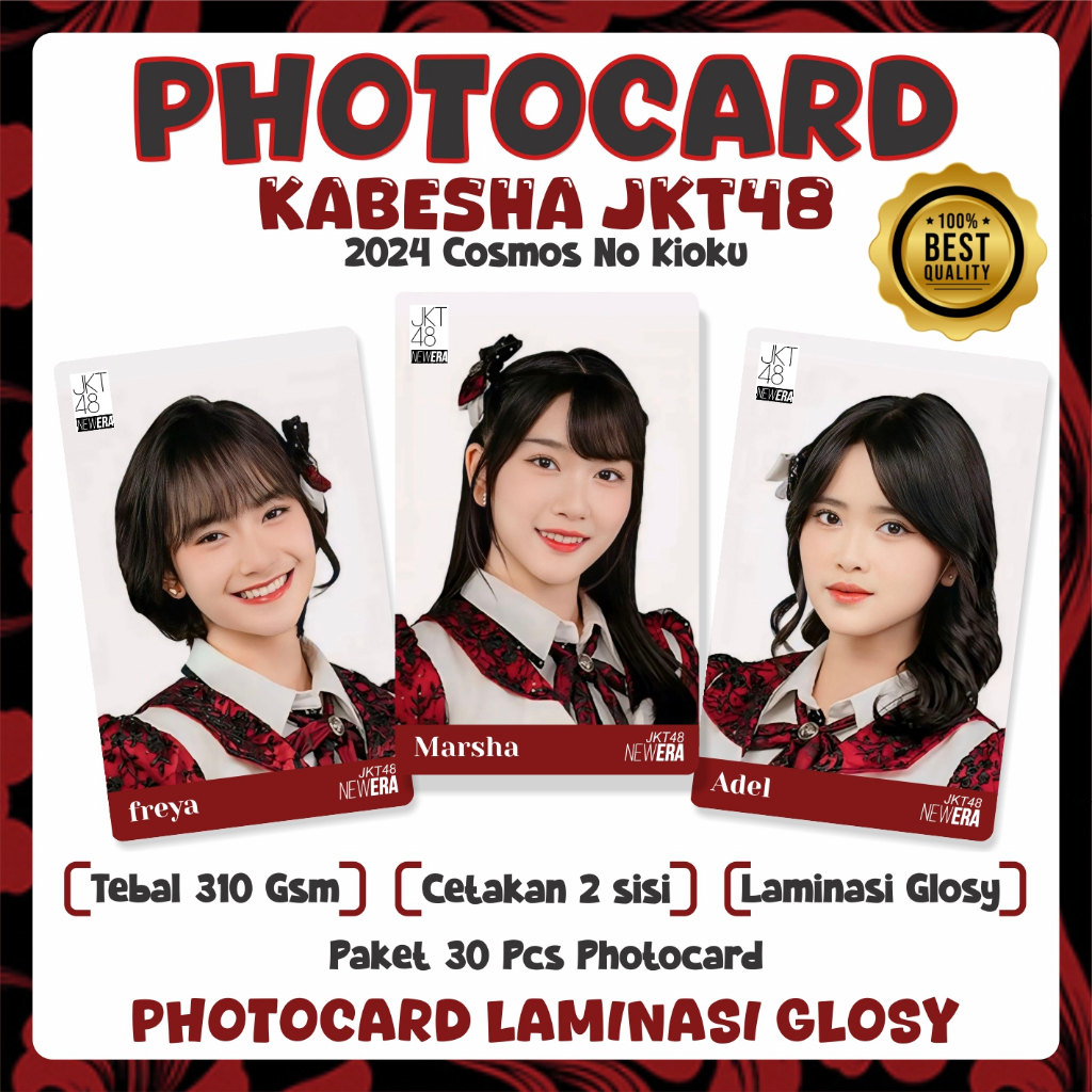 Photocard JKT48 KABESHA 2024 Unofficial premium Lamination | Shopee Malaysia