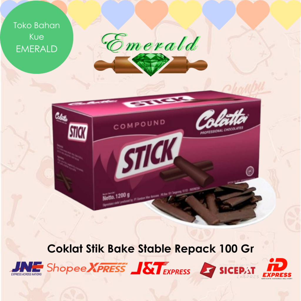Chocolate Stick Colatta Compound Stick 100 Gram Repack | Shopee Malaysia