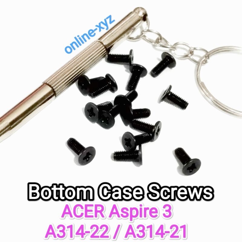 Acer A314-32 A314-21 aspire 3 ASPIRE3 casing screw nut bolt | Shopee ...