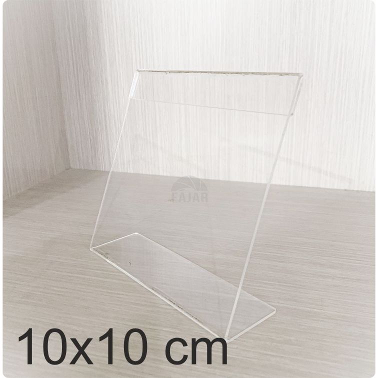 Single Side Table Nameplate Acrylic Table Sign Box Model 10x10 CM ...