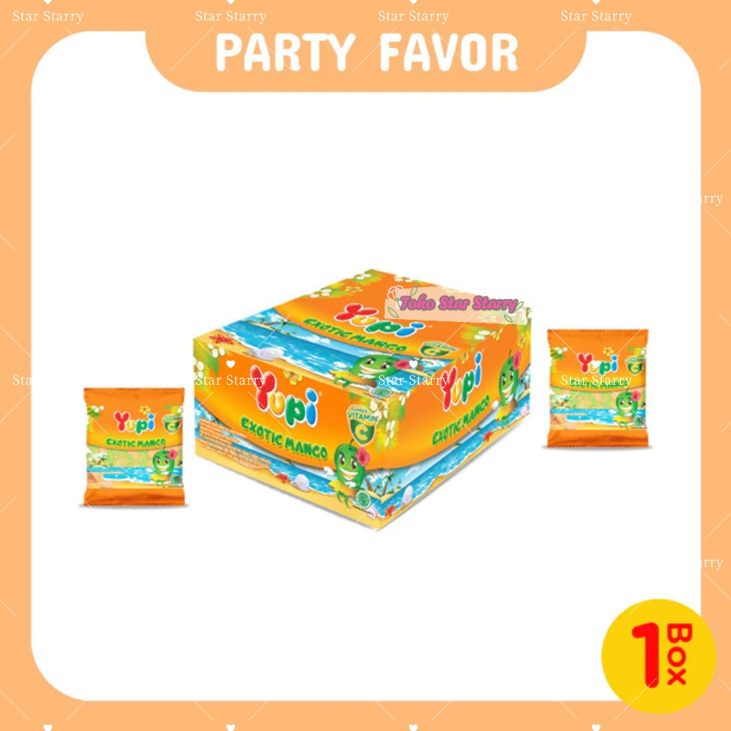 [Per Box] Yupi Gummy Yupi ExoticManggo Yupi Exotic Manggo 24pcs Snack ...