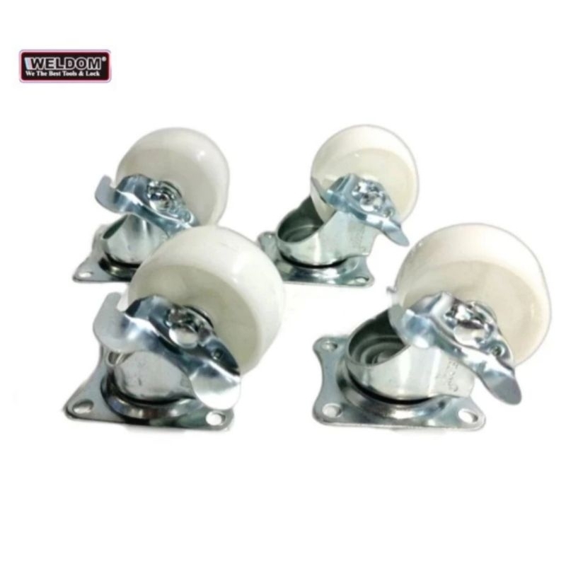 PUTIH White HDPE Living HDPE Plastic Flat Showcase Wheels Plus 2-inch ...
