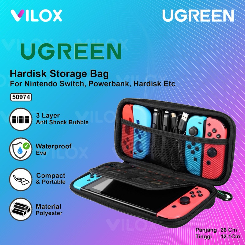Ugreen travel pouch protective wallet nintendo switch lite oled ...