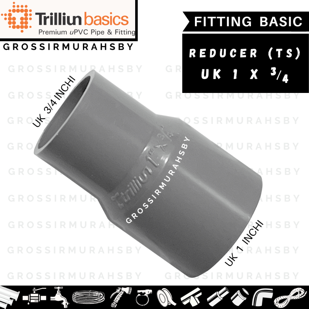 Reducer SOCK 1x3/4 Inch Trillion TS - VLOK VERLOP OVER SOK REDUCING AW ...