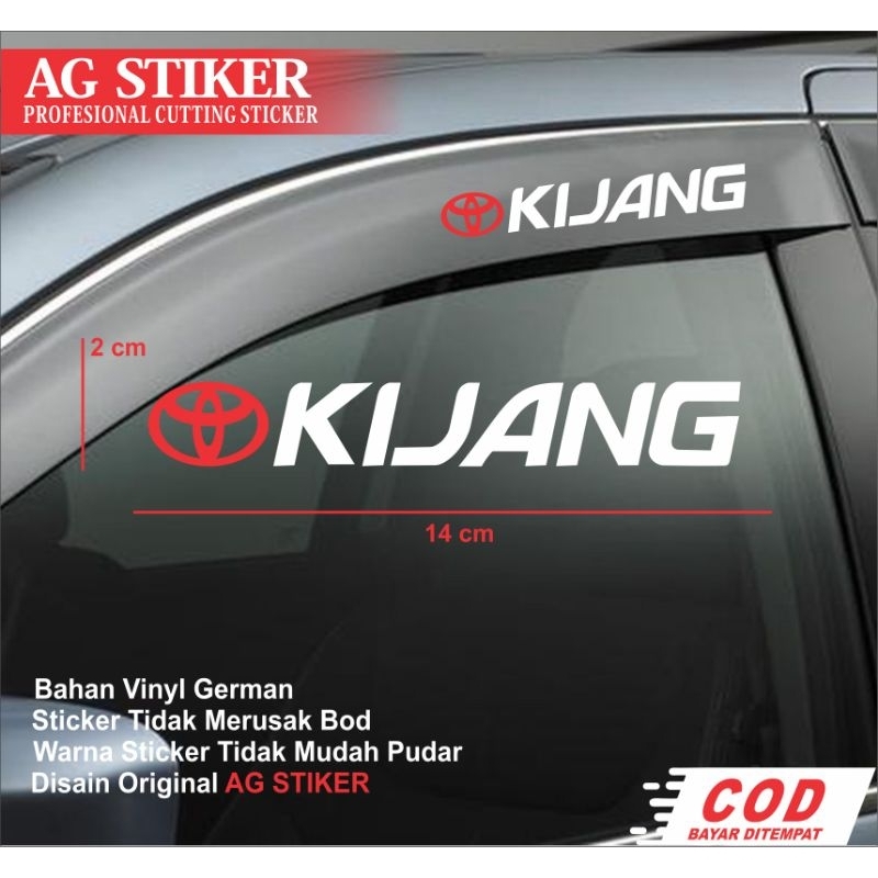 Kijang sticker Car Gutter sticker cutting sticker | Shopee Malaysia