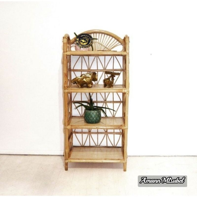 Stacking Rattan Rack | Original Natural Rattan Stacking Cabinets, Grade ...