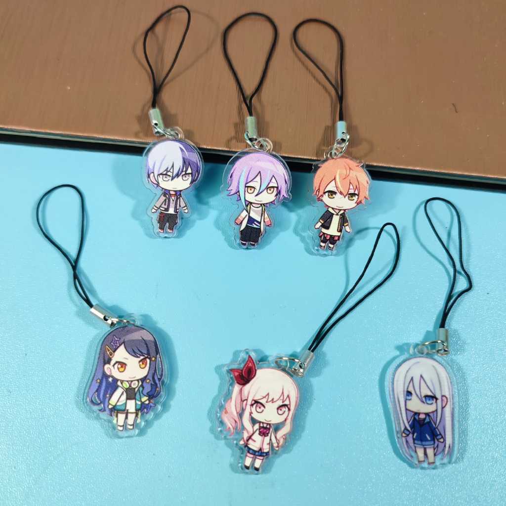 GANTUNGAN Clear Acrylic Sekai Project Anime Keychain - Tsukasa Keychain ...