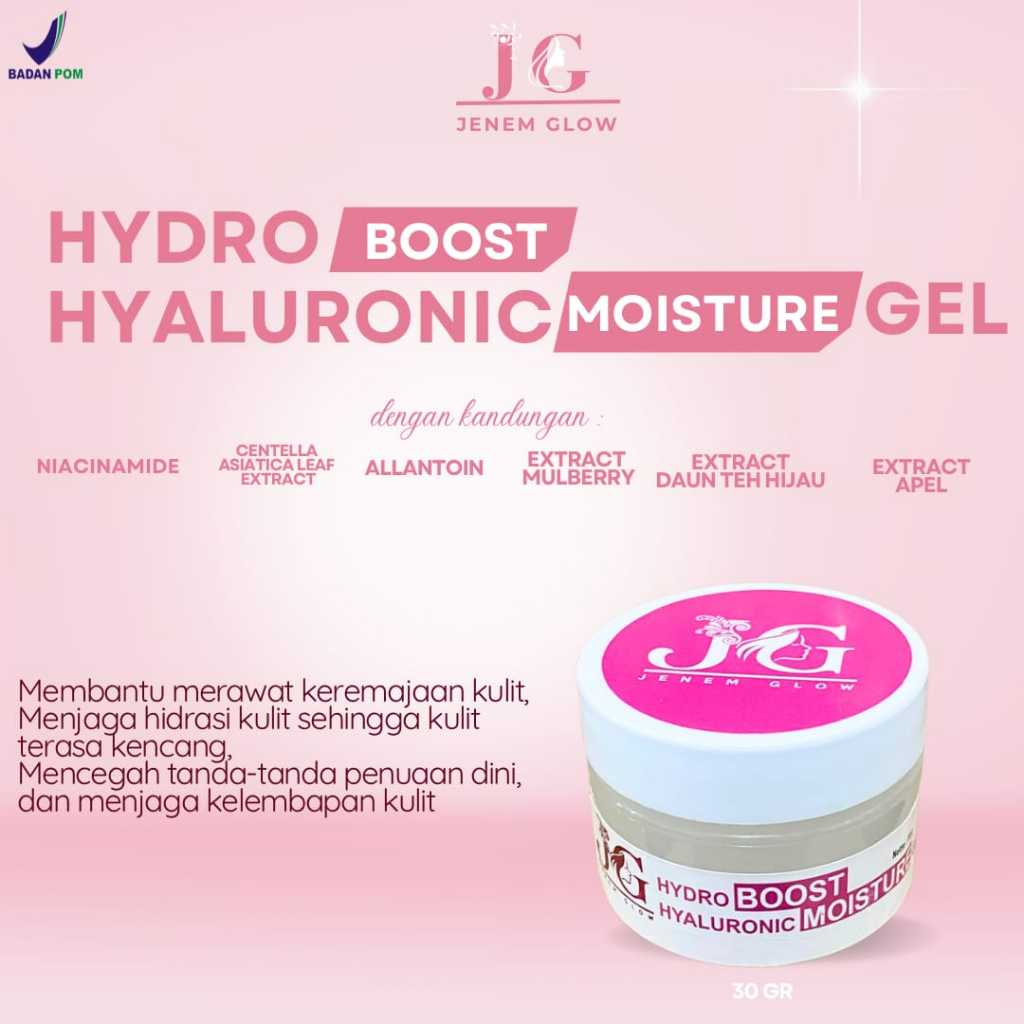 Jenem Glow Hydro Boost Hyaluronic Moisture Gel 30gr | Shopee Malaysia