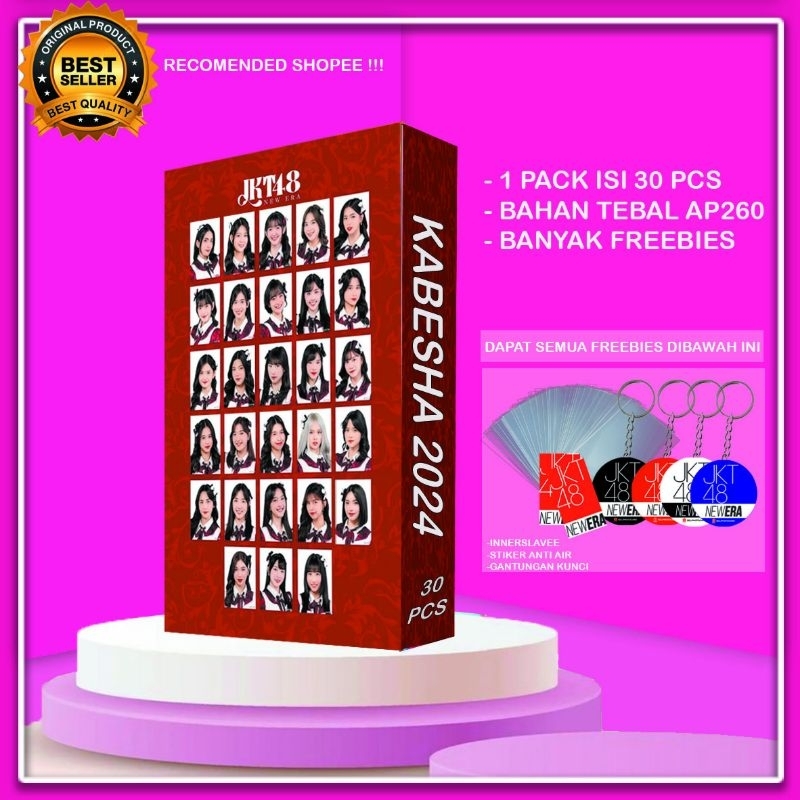 Photocard JKT48 KABESHA 2024 30 PCS (FREE GANCI) | Shopee Malaysia