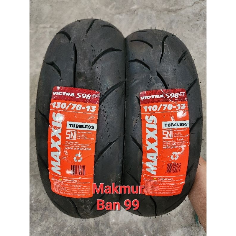A Pair Of Maxxis Tires 110/70-13 & 130/70-13 NEW VICTRA (S98 CT ...