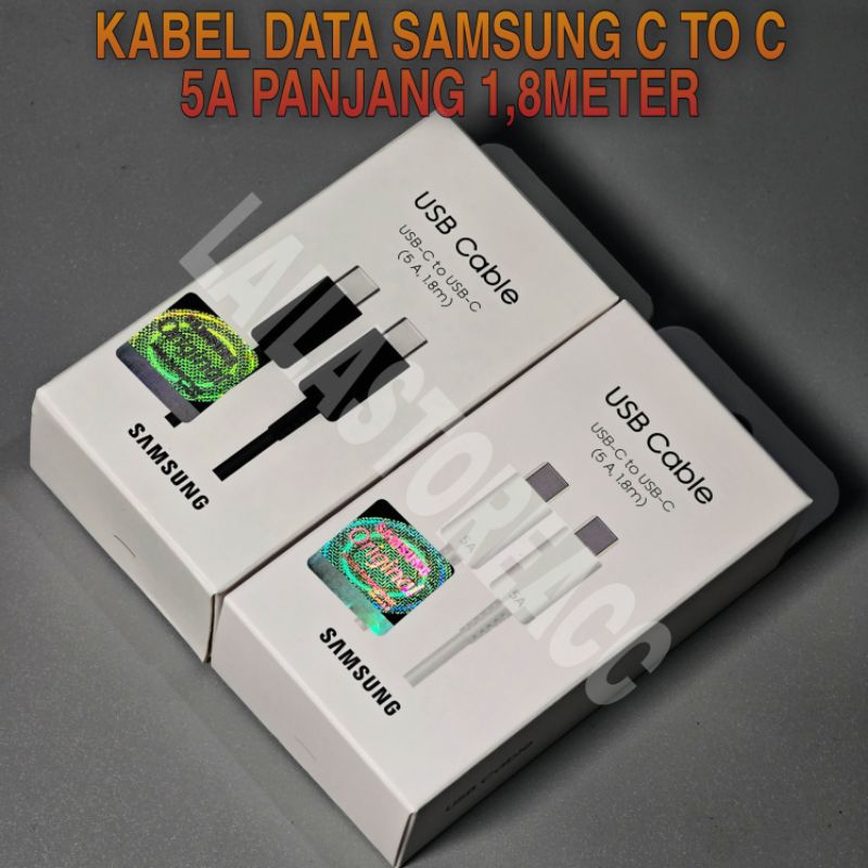 Samsung USB CHARGER DATA CABLE TYPE C TO TYPE C FAST CHARGING SAMSUNG ...