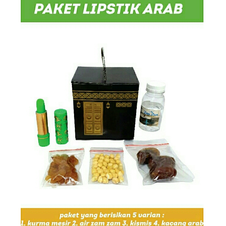 Package By HAJI DUS Kaaba Stuffing PLUS LIPSTICK HARE ARAB I SOUVENIR ...