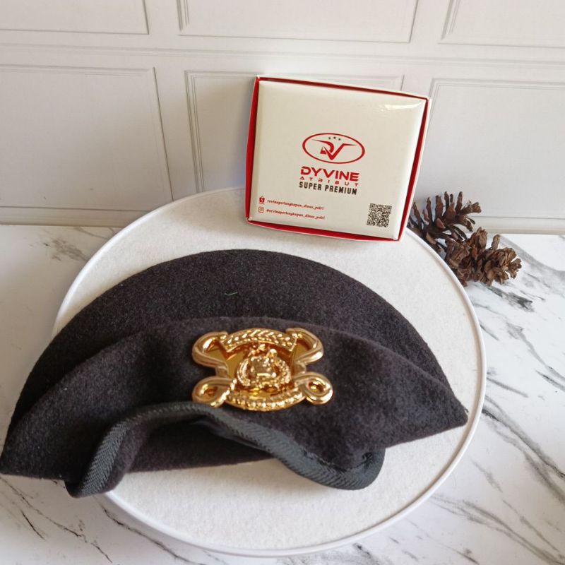 Beret/police Beret/Police Beret/samapta Beret/100% wool Beret | Shopee ...