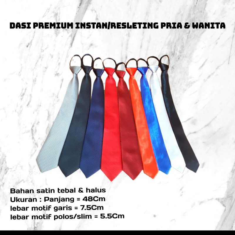 MERAH Men's Instant Zipper Tie 3 Inch Stripes | Instant Direct Tie 8 cm ...